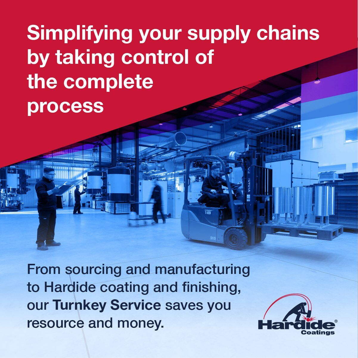 Hardide Coatings turnkey service simplifies customer supply chains